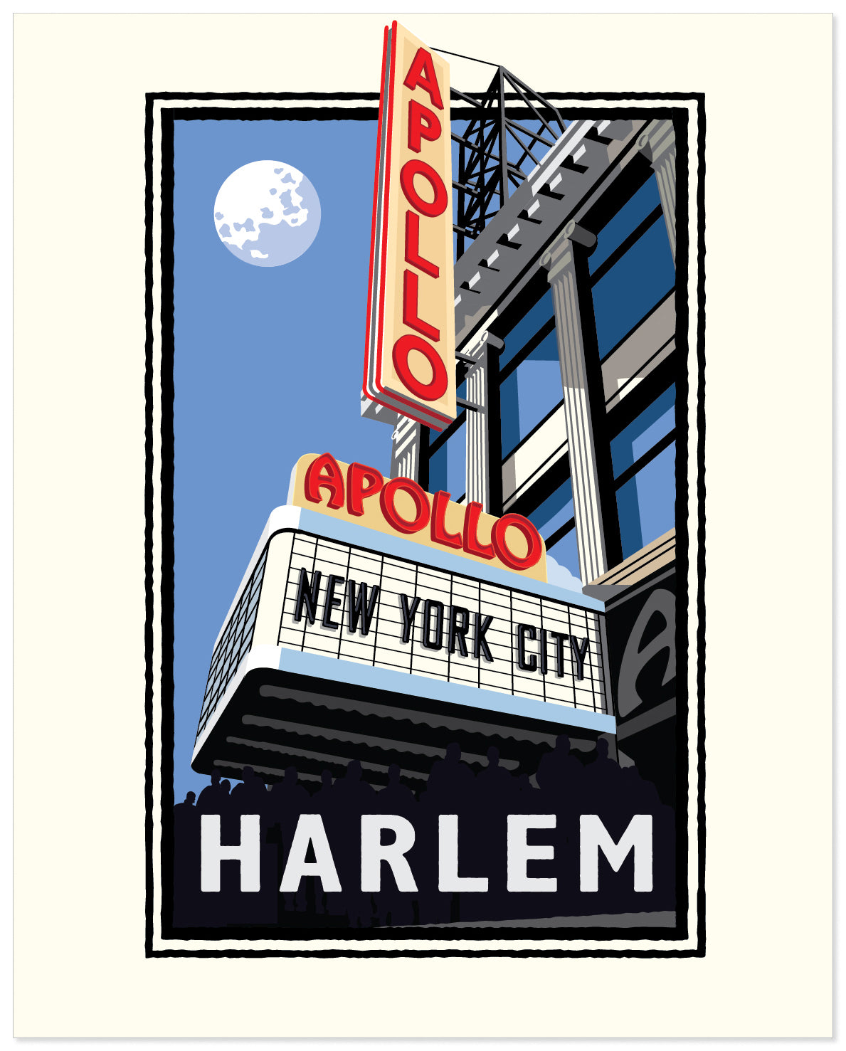 Landmark NY | Apollo Theater Harlem New York City Art Print - Legendary ...