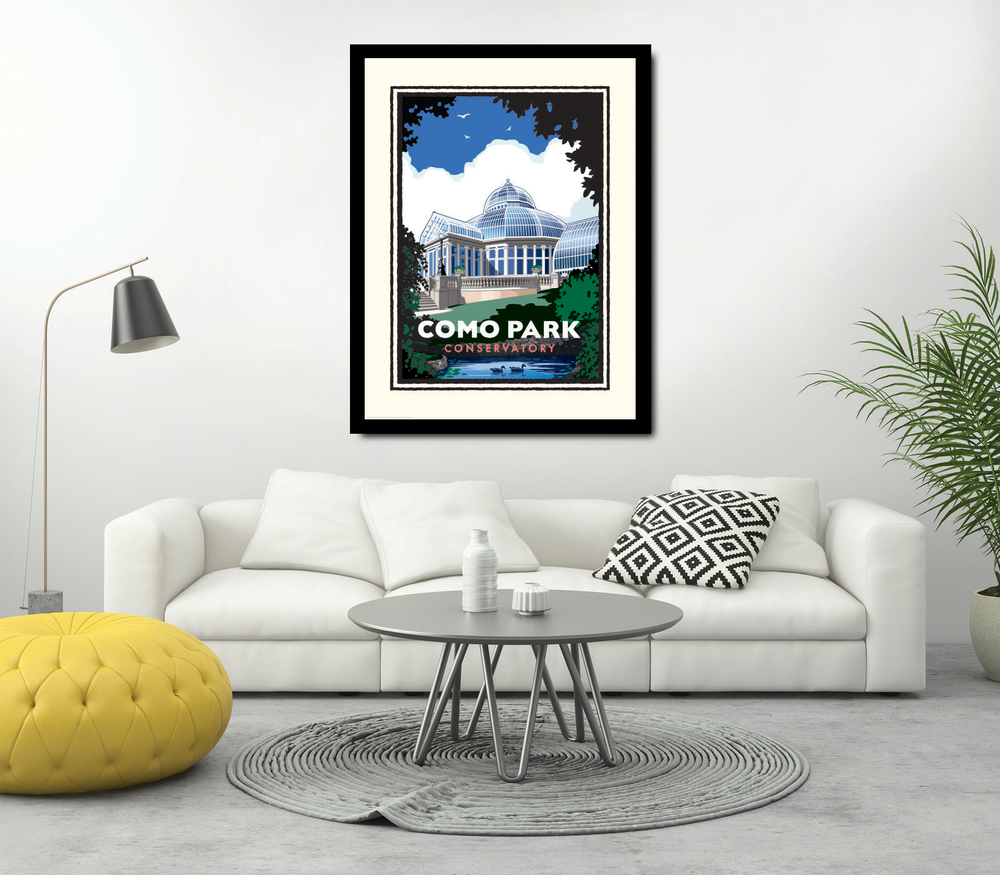 Landmark MN | Como Park Conservatory St Paul Art Print - Legendary ...